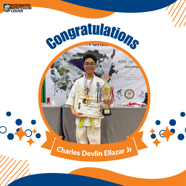Charles Takes Home the Gold! | Integrated Montessori Center